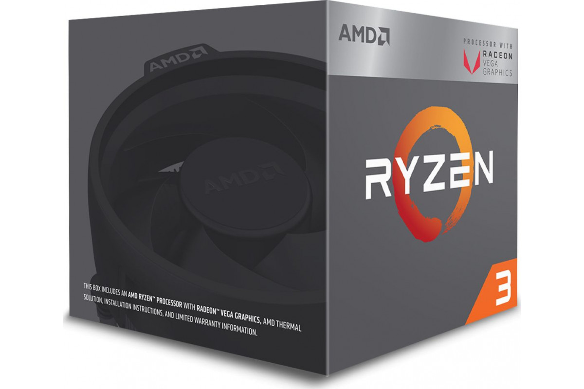 Processor AMD Ryzen 3 3200G, 3.6GHz, 4MB, BOX (YD3200C5FHBOX)